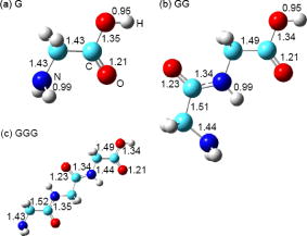 Core-level electronic structure of solid-phase glycine, glycyl-glycine ...