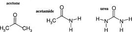 Hydration free energy difference of acetone, acetamide, and urea | The ...