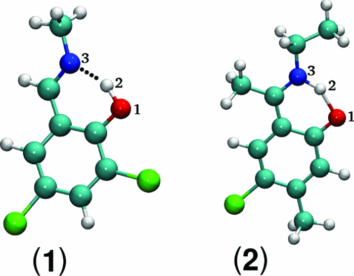 Direct observation of the substitution effects on the hydrogen bridge ...