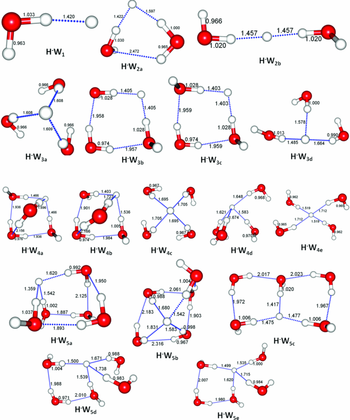 Studies on the structure, stability, and spectral signatures of hydride ...