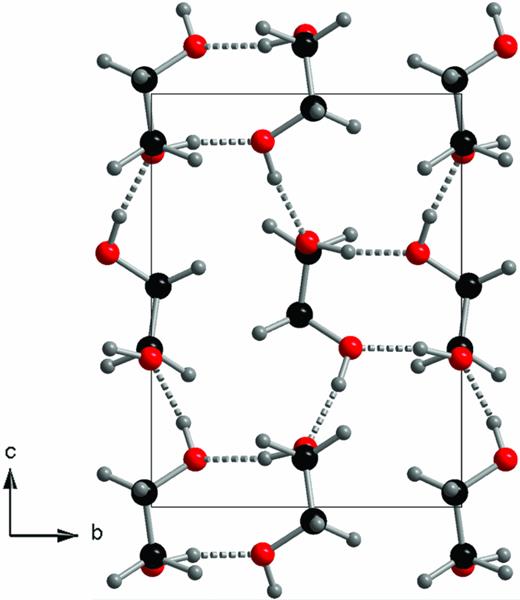 Crystal structures of ethylene glycol and ethylene glycol monohydrate ...
