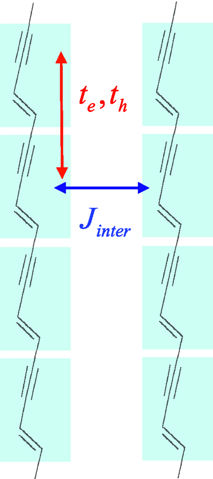 Interplay between intrachain and interchain interactions in ...