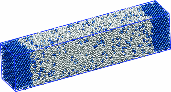 Modeling crystal growth from solution with molecular dynamics ...