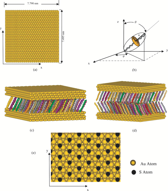Frictional properties of two alkanethiol self assembled monolayers in ...