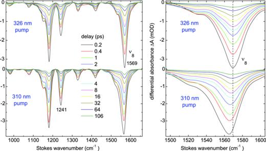 Femtosecond Raman spectra of cis-stilbene and trans-stilbene with ...
