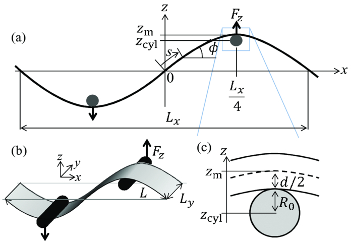 A guiding potential method for evaluating the bending rigidity of ...