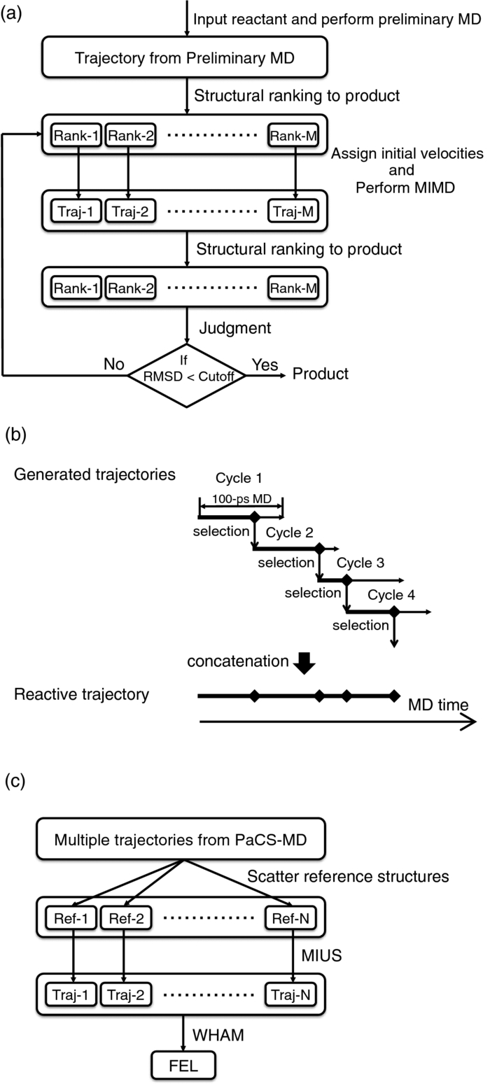 Parallel cascade selection molecular dynamics (PaCS-MD) to generate ...