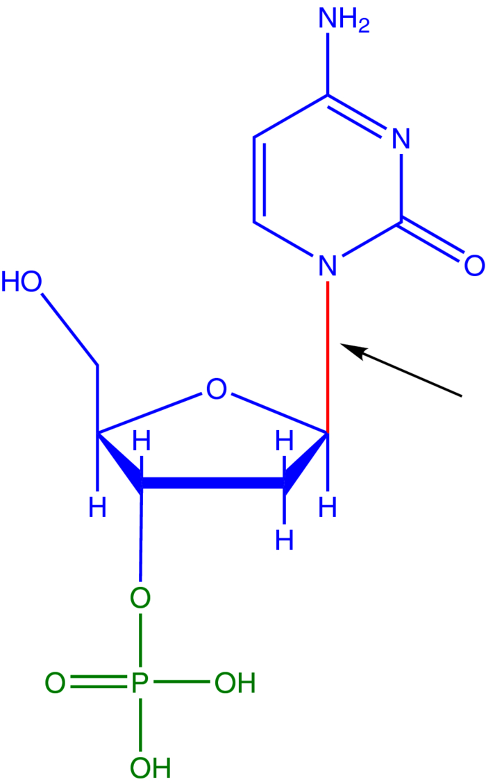 Low energy electron induced cytosine base release in 2′-deoxycytidine-3 ...