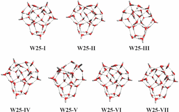 Low energy isomers of (H2O)25 from a hierarchical method based on Monte ...