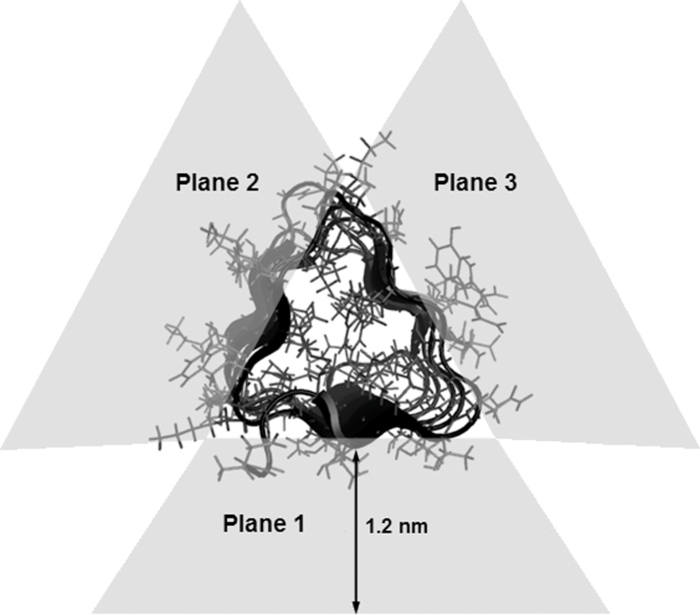 Unusual structural properties of water within the hydration shell of ...