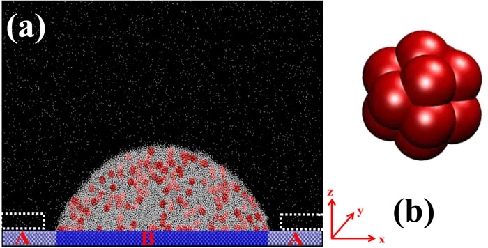 Formation of coffee-stain patterns at the nanoscale: The role of ...