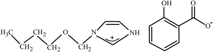 Supramolecular structure fluctuations of an imidazolium-based protic ...