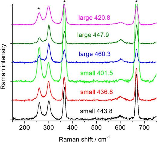 Resonance Raman excitation profiles of CdS in pure CdS and CdSe/CdS ...
