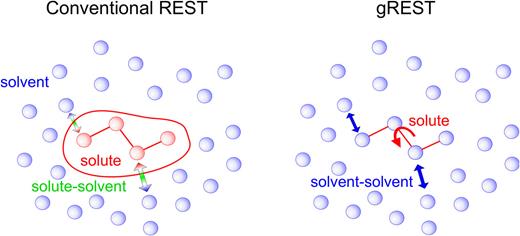 Flexible selection of the solute region in replica exchange with solute ...