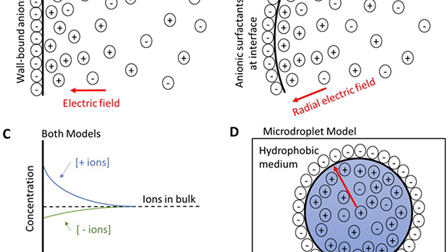 Simple model for the electric field and spatial distribution of ions in ...