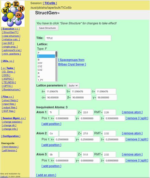 WIEN2k: An APW+lo program for calculating the properties of solids ...