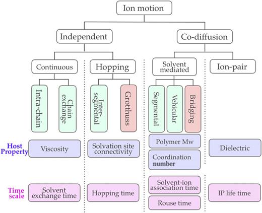 Ion transport in small-molecule and polymer electrolytes | The Journal ...