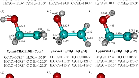 Relative energetics of CH3CH2O, CH3CHOH, and CH2CH2OH radical products ...