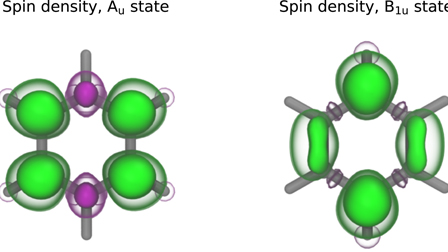 Electronic structure of the solvated benzene radical anion | The ...