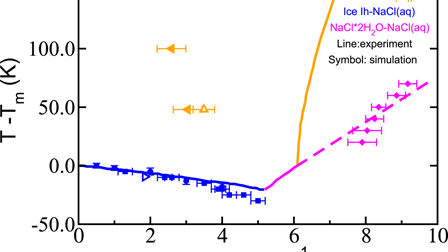 Phase diagram of the NaCl–water system from computer simulations | The ...