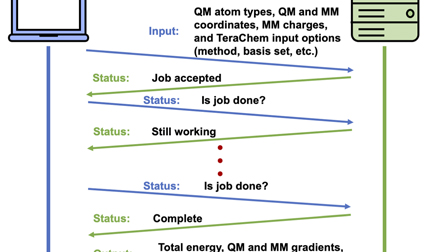 TeraChem protocol buffers (TCPB): Accelerating QM and QM/MM simulations ...