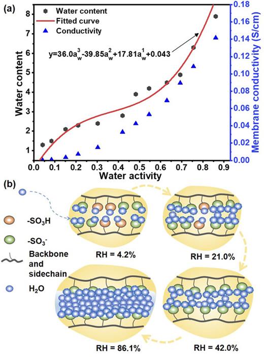 Direct observation of hydration of a Nafion membrane using APXPS and ...