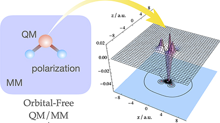 Orbital-free QM/MM simulation combined with a theory of solutions | The ...