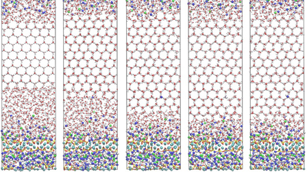 Molecular simulation of the confined crystallization of ice in cement ...