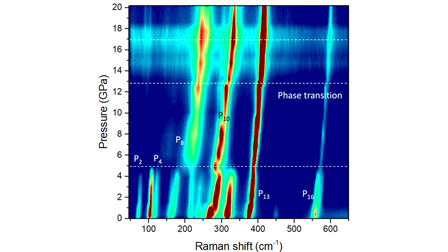 Raman spectroscopy study of pressure-induced phase transitions in ...