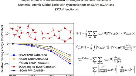 Implementation of the meta-GGA exchange-correlation functional in numerical atomic orbital basis ...