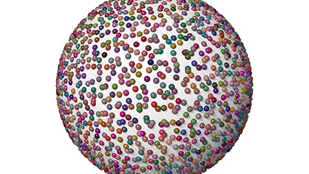 Random organization and non-equilibrium hyperuniform fluids on a sphere ...