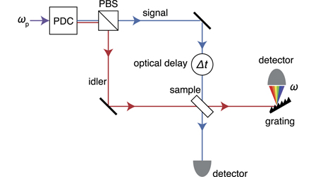 Pathway selectivity in time-resolved spectroscopy using two-photon ...