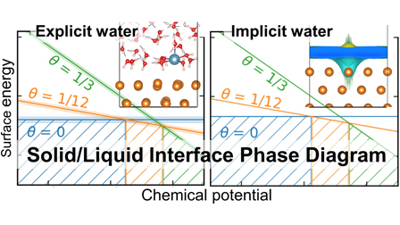 Comparative analysis of surface phase diagrams in aqueous environment ...