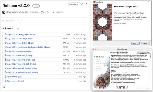 RASPA3: A Monte Carlo code for computing adsorption and diffusion in nanoporous materials and ...