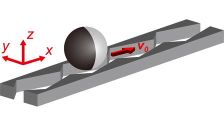 Ratchet effect of self-propelled colloids in an asymmetric periodic ...