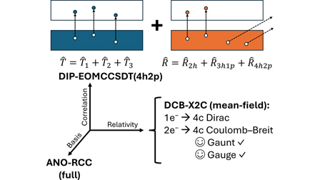 Relativistic two-component double ionization potential equation-of ...