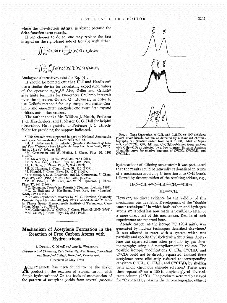 Mechanism of Acetylene Formation in the Reaction of Free Carbon Atoms ...