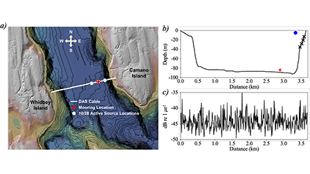Distributed acoustic sensing for detecting near surface hydroacoustic ...