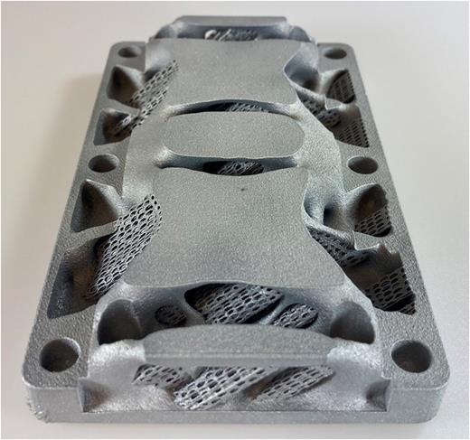 Optimization and design for additive manufacturing of a fuel cell end ...