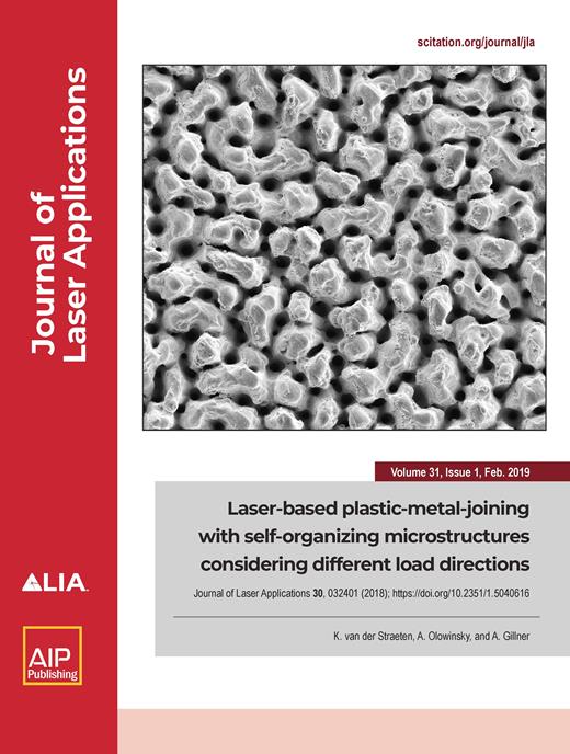 Volume 31 Issue 1 | Journal of Laser Applications | AIP Publishing