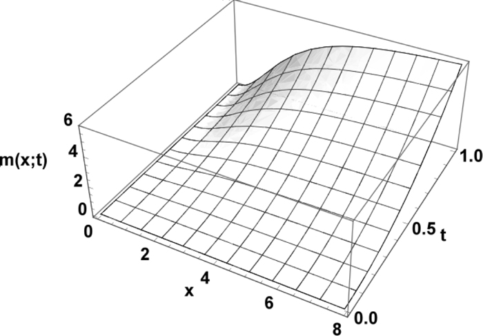 Wave Packet Dynamics For A System With Position And Time Dependent