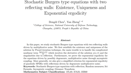 Stochastic Burgers type equations with two reflecting walls: Existence ...