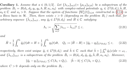 On the local solvability and stability of the partial inverse problems ...