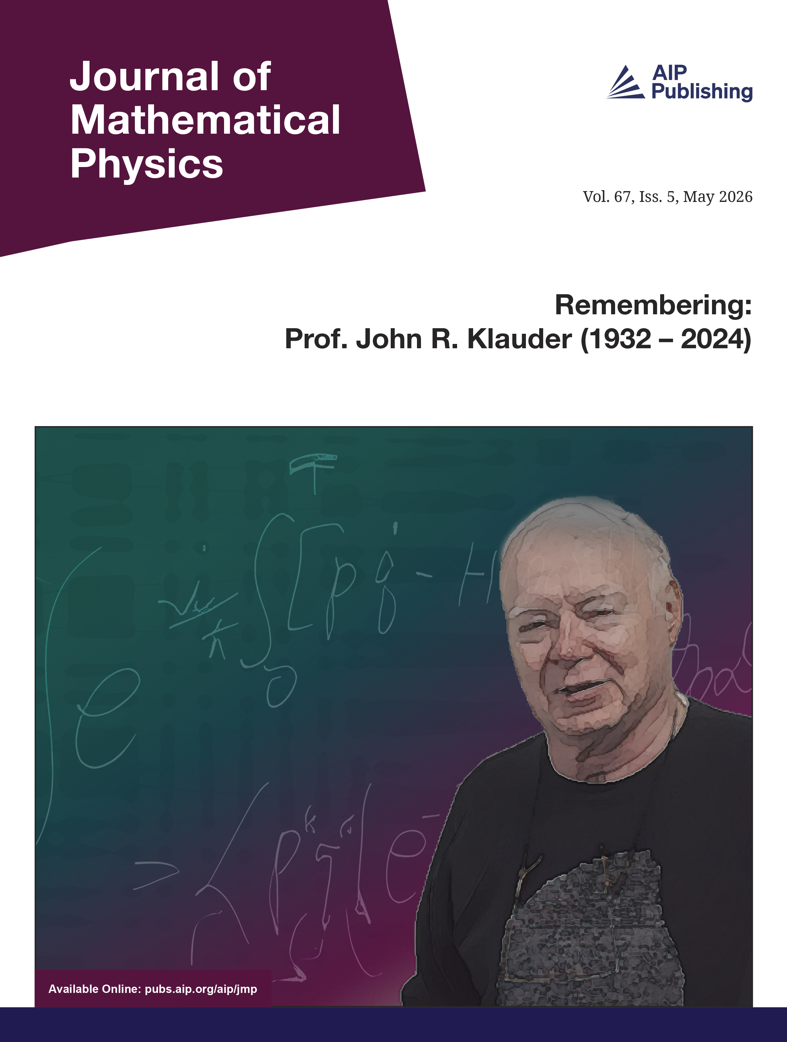 Volume 67 Issue 5 | Journal of Mathematical Physics | AIP Publishing