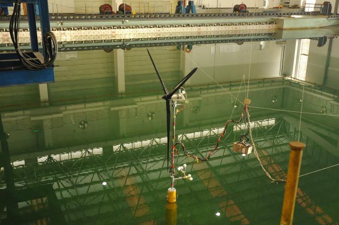 Investigation of the VIMs of a spar-type FOWT using a model test method ...