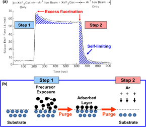 Selective atomic layer etching of HfO2 over silicon by precursor and ...