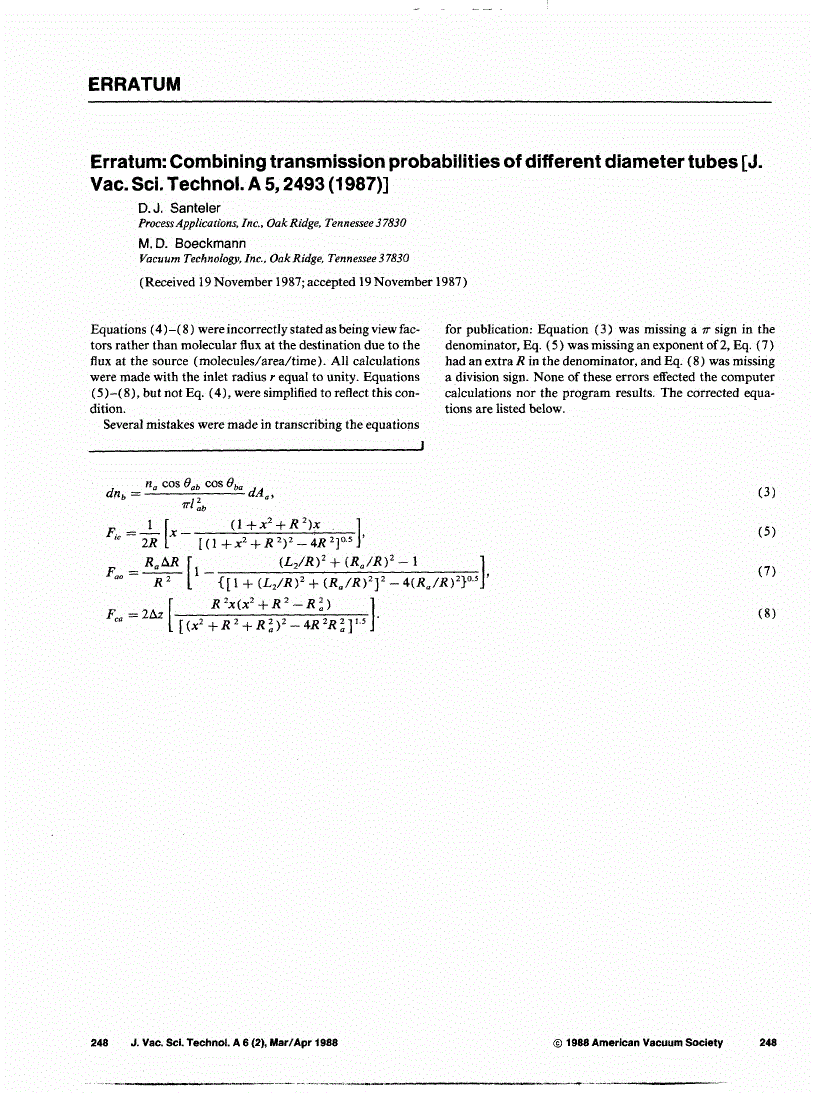 Erratum: Combining transmission probabilities of different diameter ...