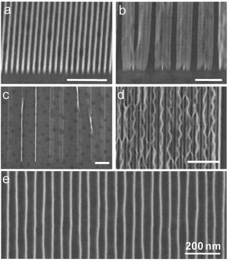 Stability of HSQ nanolines defined by e-beam lithography for Si ...