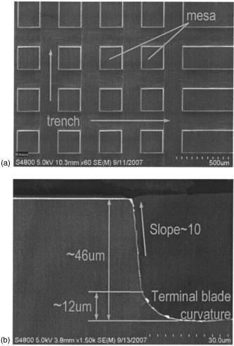 Mesa sample preparation for secondary ion mass spectrometry depth ...