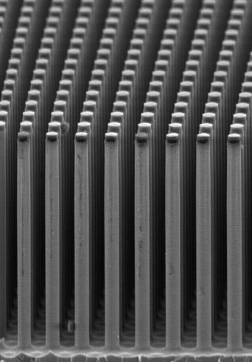 Planarization of high aspect ratio p-i-n diode pillar arrays for ...